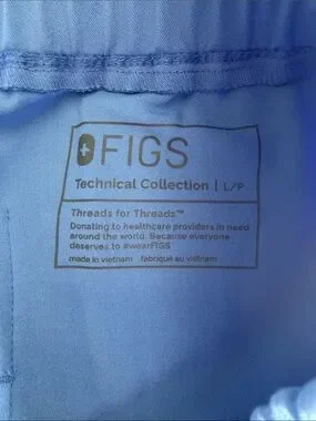 Figs | Pants & Jumpsuits | Figs Womens Light Blue Drawstring Scrub ...